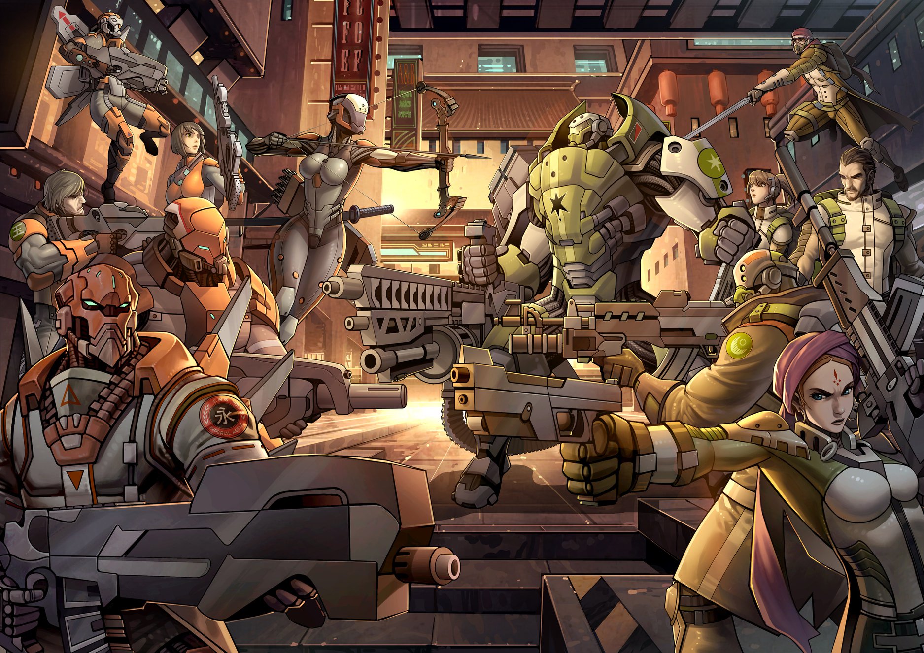 Infinity, a tactical and reactive wargame